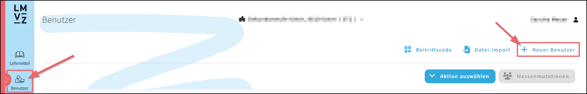 Einzelnen Benutzer erstellen | LMVZ Support